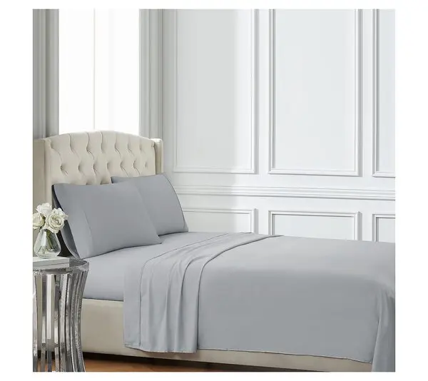Badgley Mischka Cotton Sateen King 4-piece Shee T Set