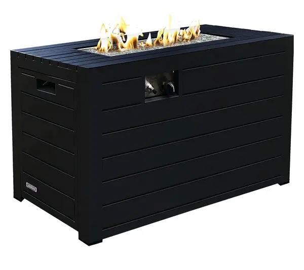 SUNBEAM Oasis Aluminum Fire Table By
