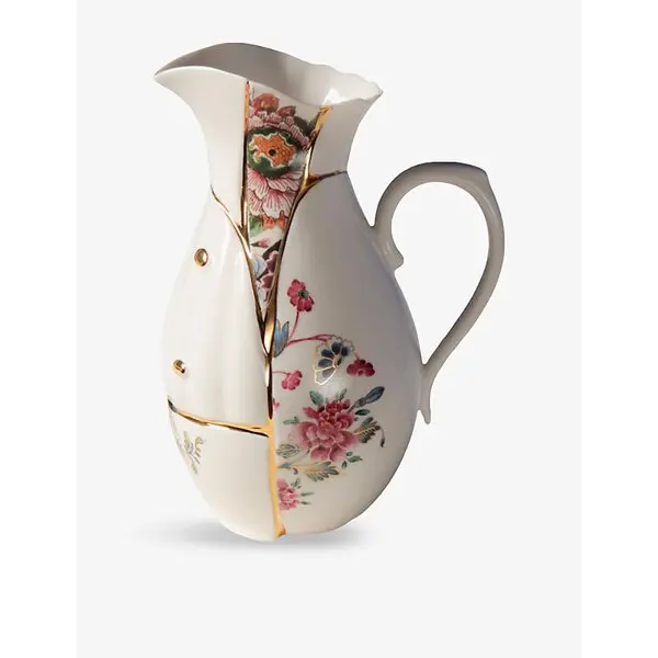 SELETTI Kintsugi Porcelain Carafe 25.5cm - One-color