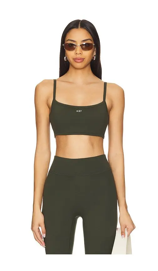 437 The Micro Bra In Dark Green - Forest