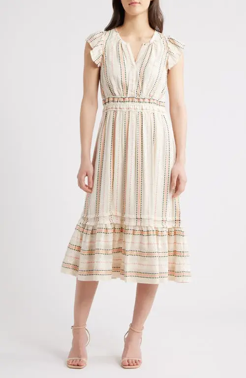 HATLEY Ribbon Weave Stripe Dress
