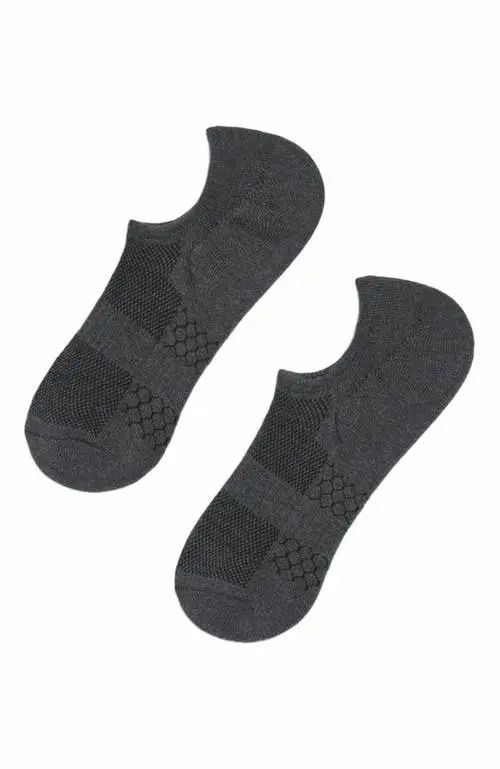 MINISTRY OF SUPPLY Atlas Invisible Socks - Charcoal Heather