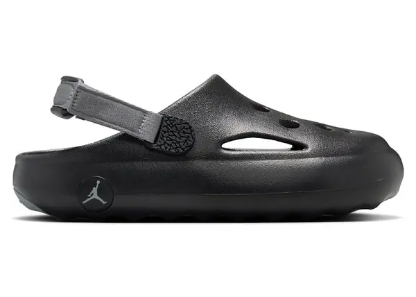 JORDAN Hydripin Slides - Black/smoke Grey