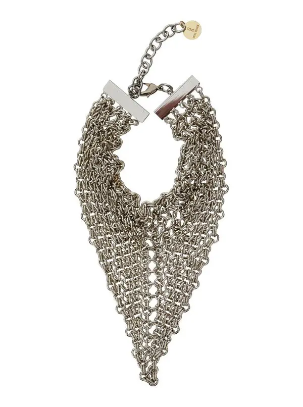 SILVIA GNECCHI Silver-colored Bandite Necklace