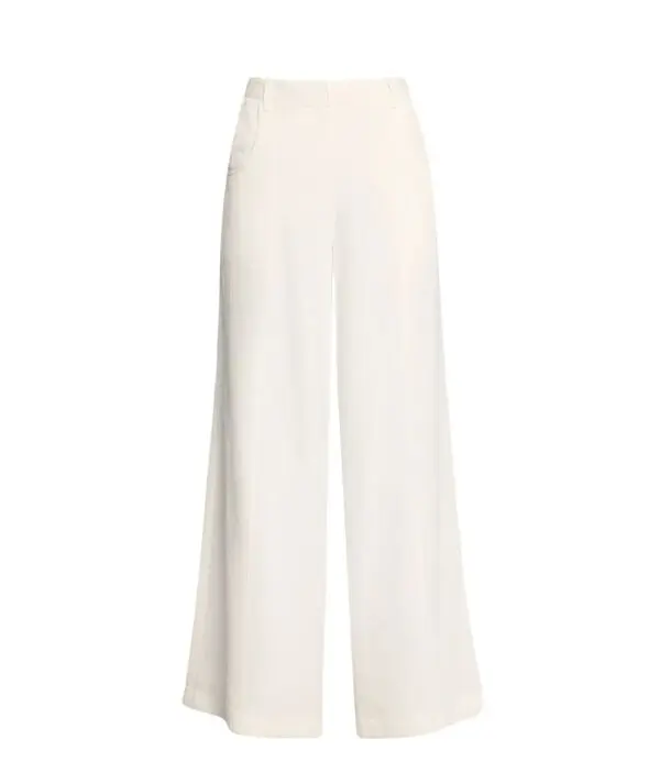 TWP Dees Wide-leg Linen-blend Trousers - White