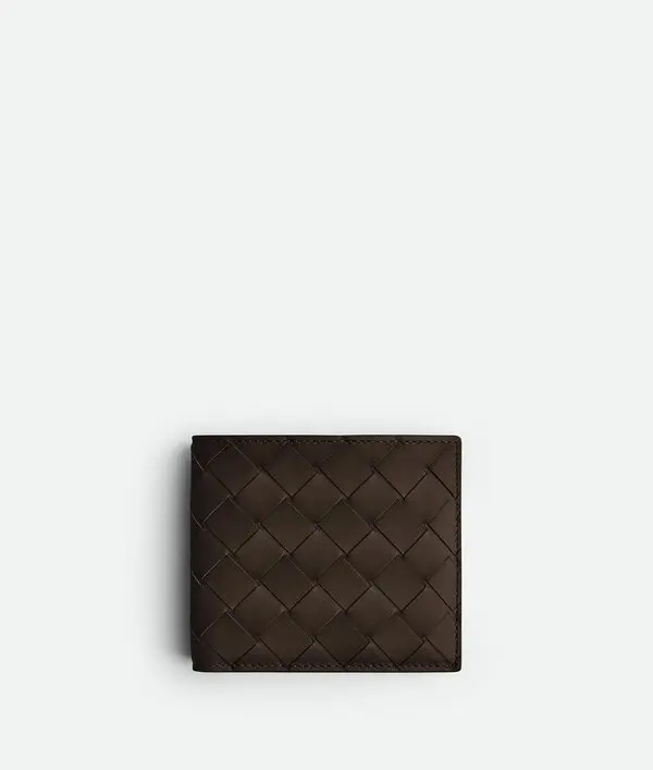 Bottega Veneta Intrecciato Bi-fold Wallet With Coin Purse - Fondant