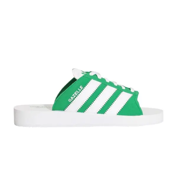 Adidas Gazelle Beach Slides - Green