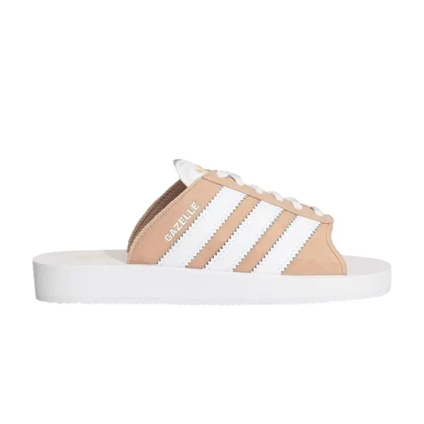 Adidas Gazelle Beach Slides - Cream