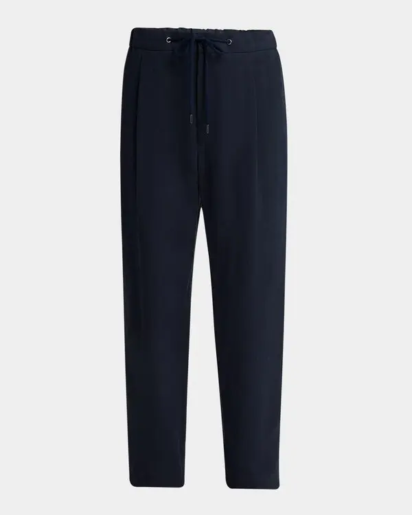 Giorgio Armani Linen Drawstring Trousers