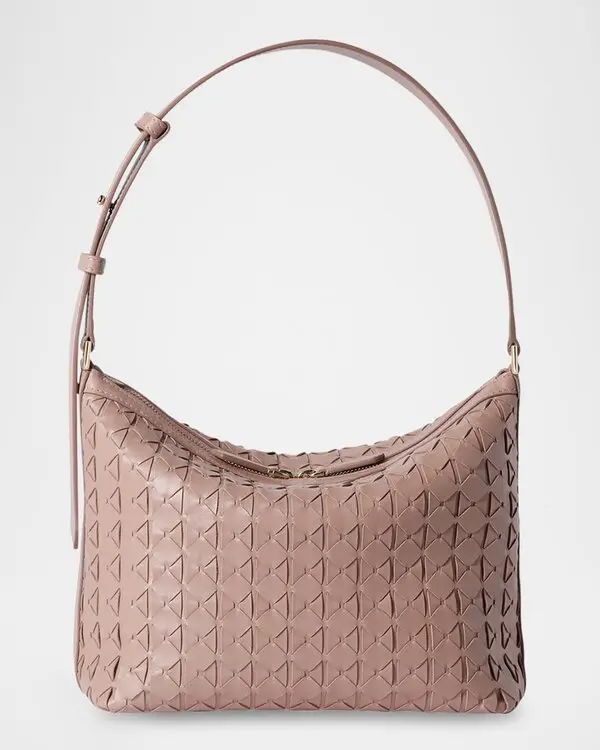 SERAPIAN Ani Small Mosaic Leather Shoulder Bag