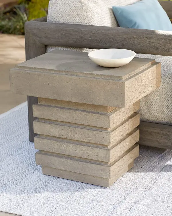 Neiman Marcus Stacked Side Table