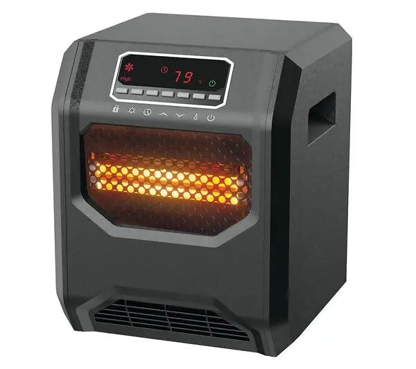 LIFESMART 6 Element Infrared Heater With Front Air Intake