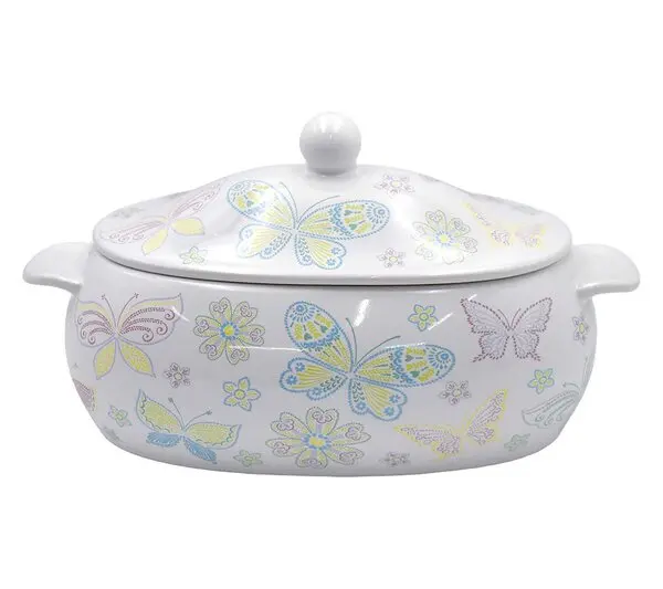 TEMP-TATIONS Seasonal 3-qt Covered Casserole