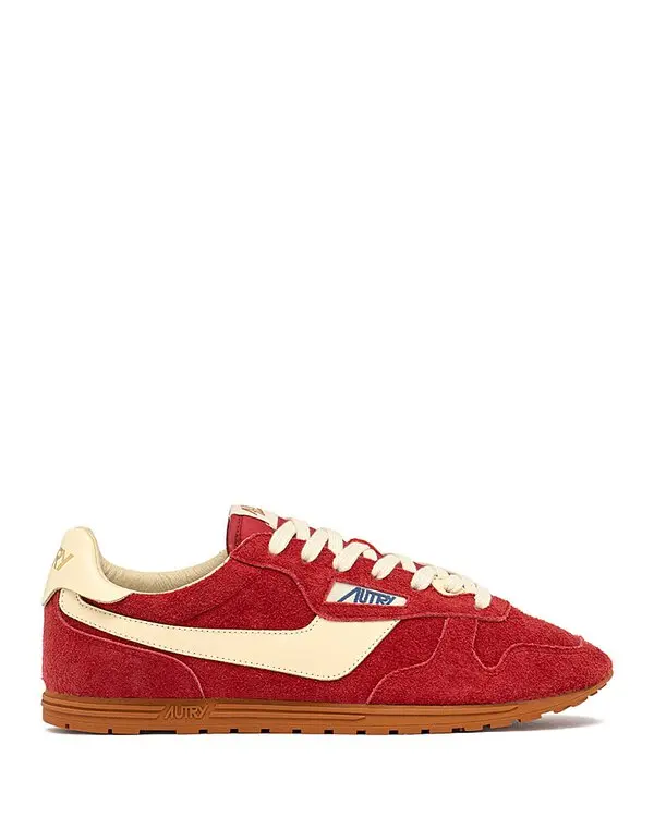 AUTRY Windspin Low Top Sneakers - Red/rut