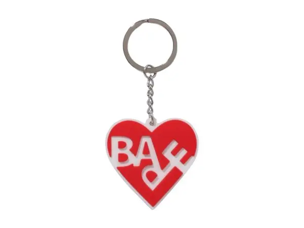 BAPE Heart Keychain