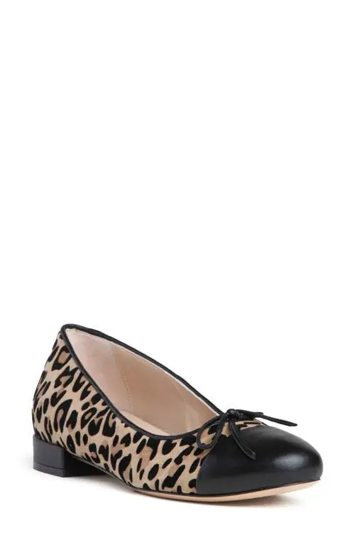 BEAUTIISOLES Beatrice Cap Toe Pump - Leopard
