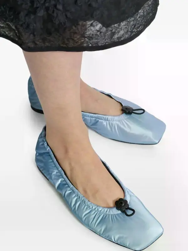 Cecilie Bahnsen Orbella Ballerina Shoes - Blue