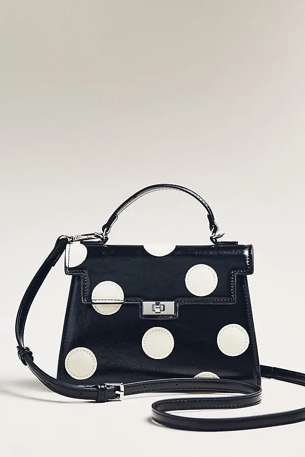 MELIE BIANCO Maisel Top-handle Bag - Black Pattern