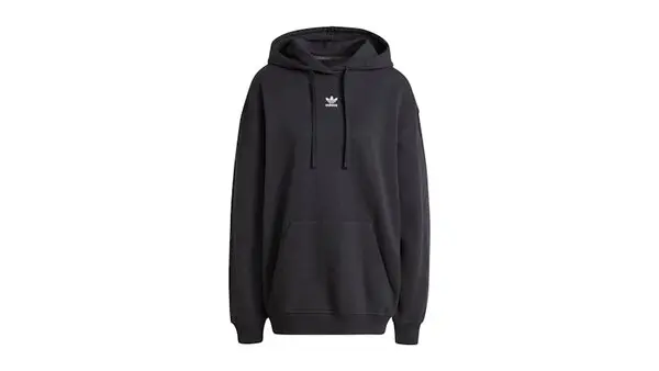Adidas Essentials Loose French Terry Hoodie - Black