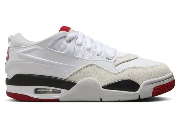 JORDAN 4 Rm Varsity Red Sneakers - White/black/neutral Grey