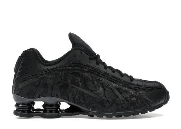 Nike Shox R4 Floral Sneakers - Black/dark Smoke Grey