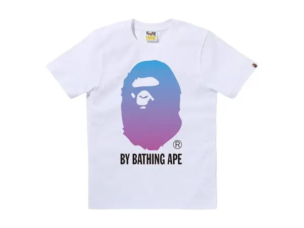 BAPE Gradation Bathing Ape Tee Shirt - White