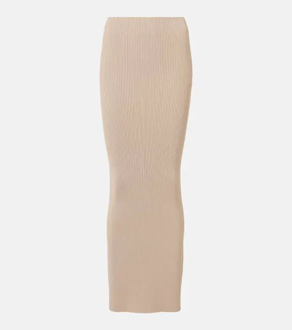 Max Mara Aprile1234 High-rise Maxi Skirt - Beige