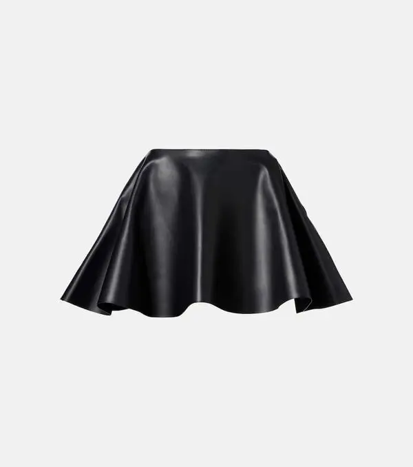 JW Anderson Circle Leather Miniskirt