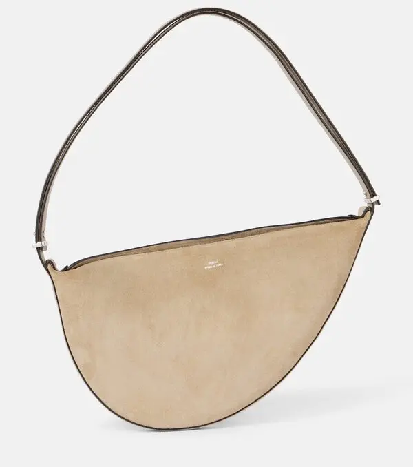 TOTÊME Suede Shoulder Bag - Beige