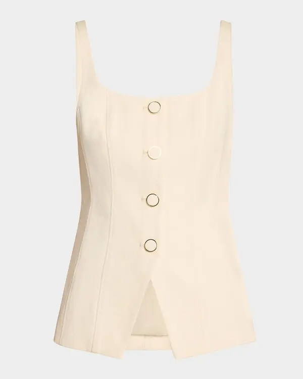 Veronica Beard Liana Fitted Top