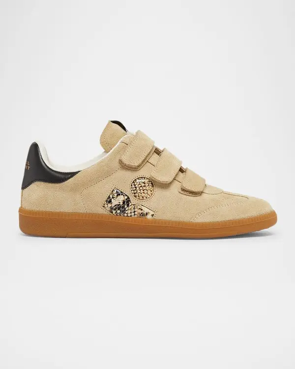 Isabel Marant Beth Leather Sneakers - Beigebeige