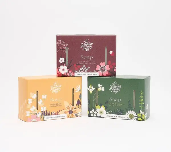THE HANDMADE SOAP COMPANY The Handmade Soap Co. Set Of 3 Bars Of Soap 6.7oz Each