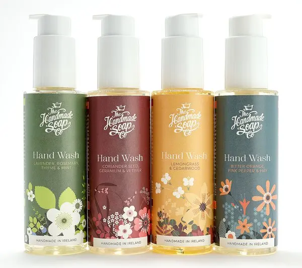 THE HANDMADE SOAP COMPANY The Handmade Soap Co. Set Of 4 Hand Wash 3.38 Fl. Oz