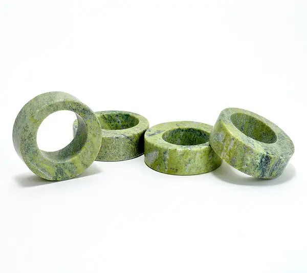 CONNEMARA MARBLE Set Of 4 Napkin Rings