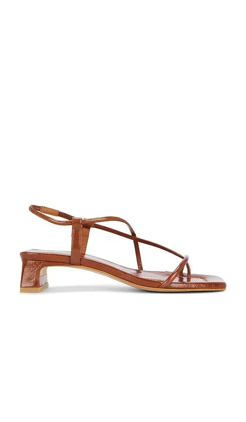 Intentionally Blank Anca Sandal - Chestnut