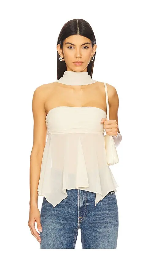 LOVERS AND FRIENDS Sierra Strapless Top - Buttercream