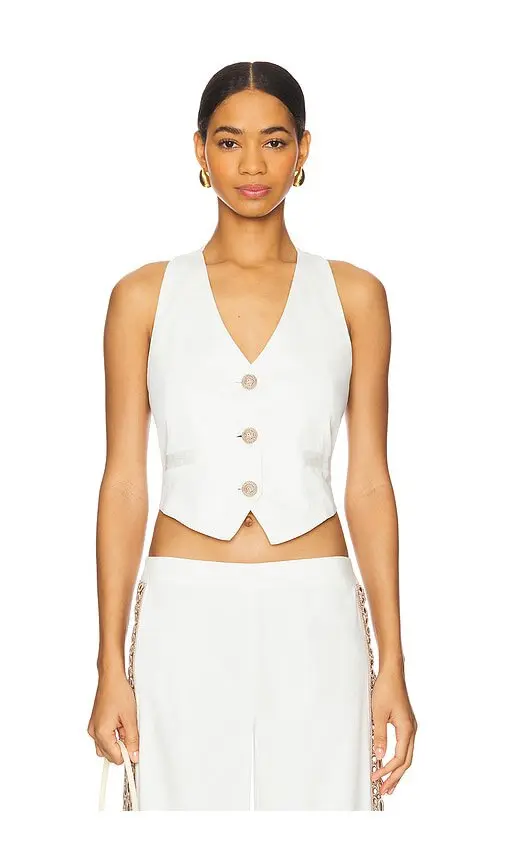 My Beachy Side Coconut V-neck Vest
