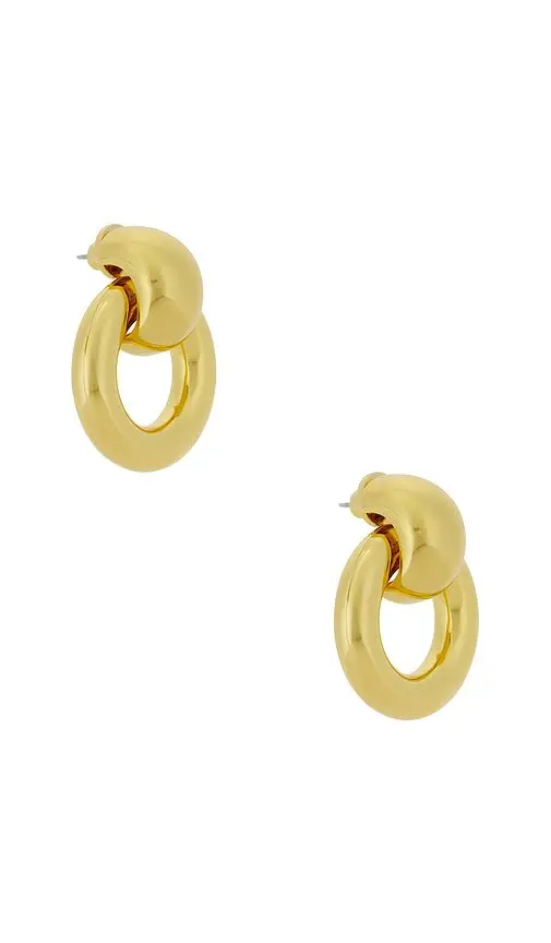 Jenny Bird Mega Faye Knockers Drop Earrings - Gold