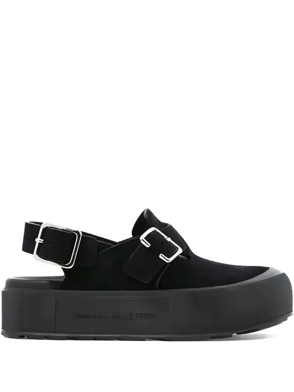 Alexander McQueen Platform Sole Sandals - Black