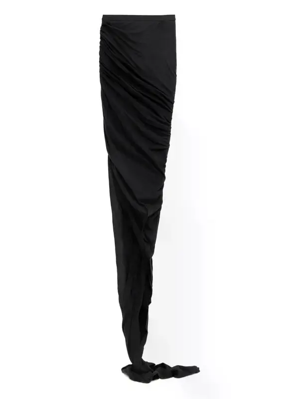 Rick Owens Cotton Fitted Skirt