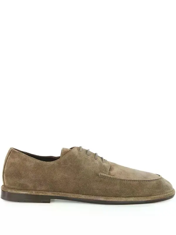 FERRAGAMO Suede Derby Shoes