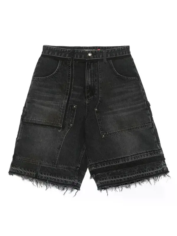 Andersson Bell Patchwork Denim Shorts