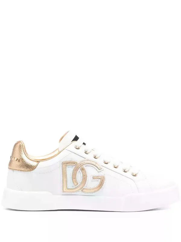 Dolce & Gabbana Logo-patch Sneakers - White