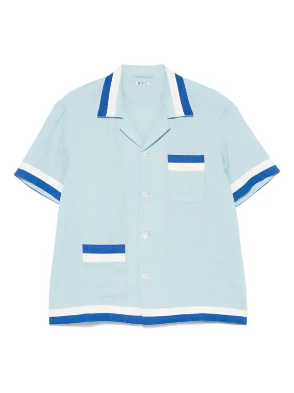 BODE Seedling Stripe Shirt - Blue