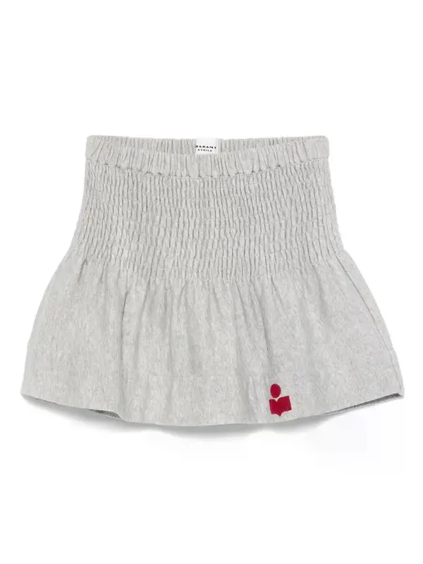MARANT ETOILE Pacifica Mini Skirt - Grey