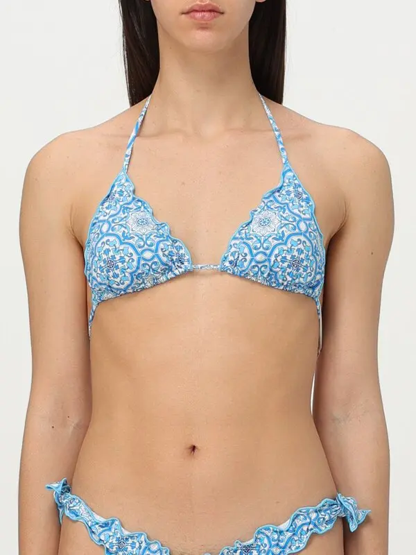 MC2 SAINT BARTH Scalloped Bikini Top