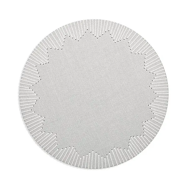 KIM SEYBERT Dream Weaver Placemat - Gray/white