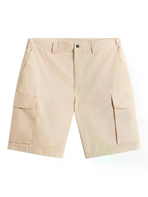 Woolrich Gabardine Cargo Shorts - Neutrals