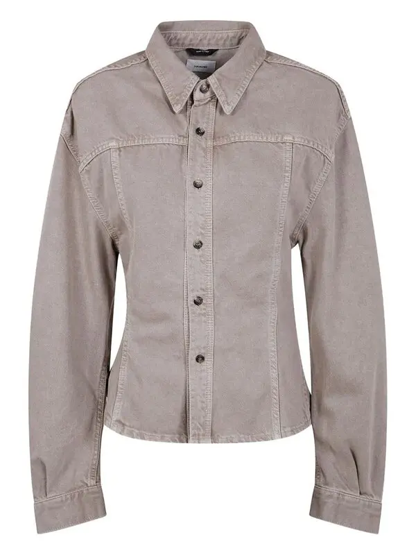 HAIKURE Long-sleeved Shirt - Beige