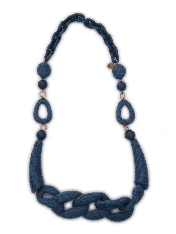 Max Mara Teismo Necklace - Blue